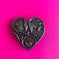 Ira Custer Buckle of Sterling Silver Heart – Turquoise & Tufa