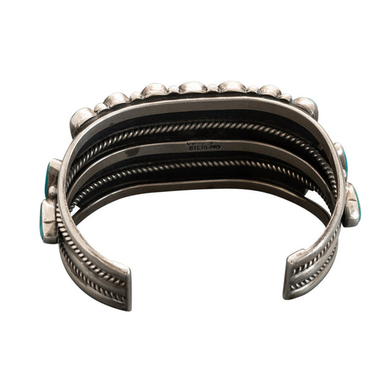 Vintage 25 Stone Turquoise Bracelet By Verdy Jake – Turquoise & Tufa