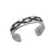Vintage Heavy Gauge Navajo Silver Cuff By Emerson Bill – Turquoise & Tufa
