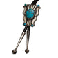 Vintage Hopi Lewis Lomay Bolo of Silver Set With Turquoise – Turquoise ...